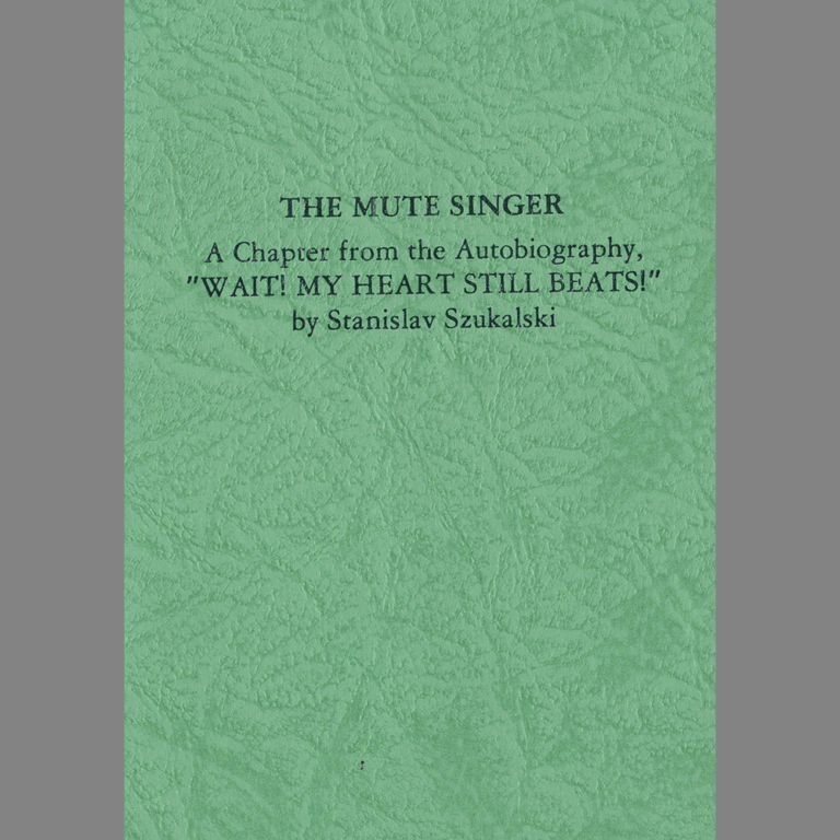 MUTE SINGER BOOKLET – Stanislav Szukalski – Official Site